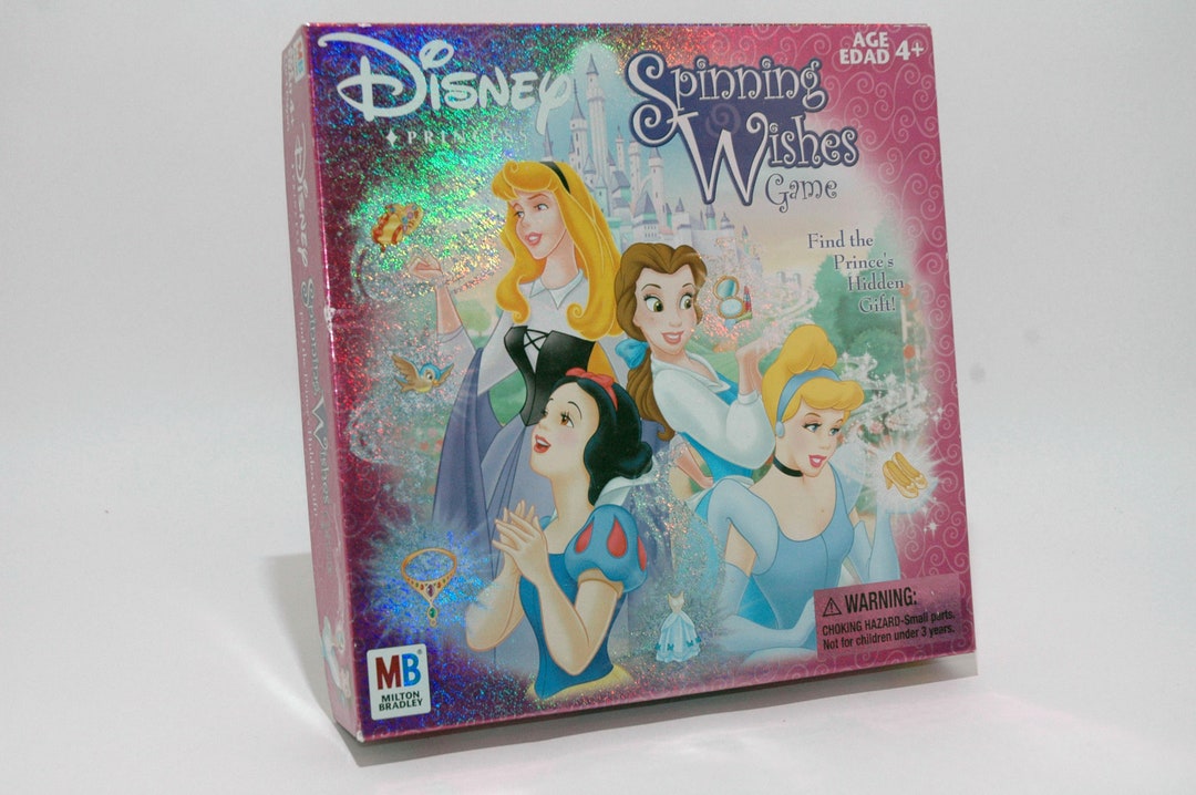 Disney Princess Spinning Wishes Game - Milton Bradley 2004 W Repaired ...