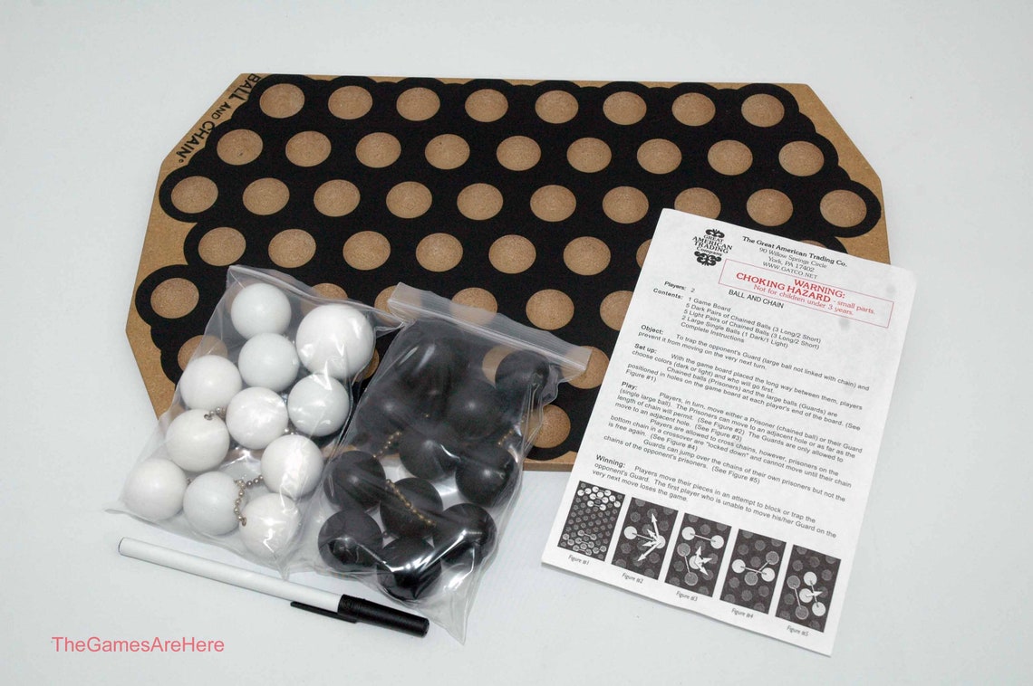 The Ball and Chain Game Great American Trading Co. 1999 - Etsy