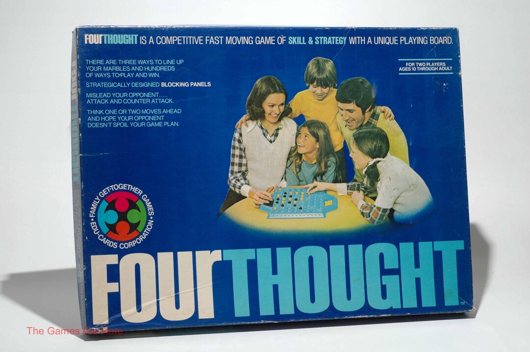 Four Thought Game - Edu Cards 1975 COMPLETE - Etsy
