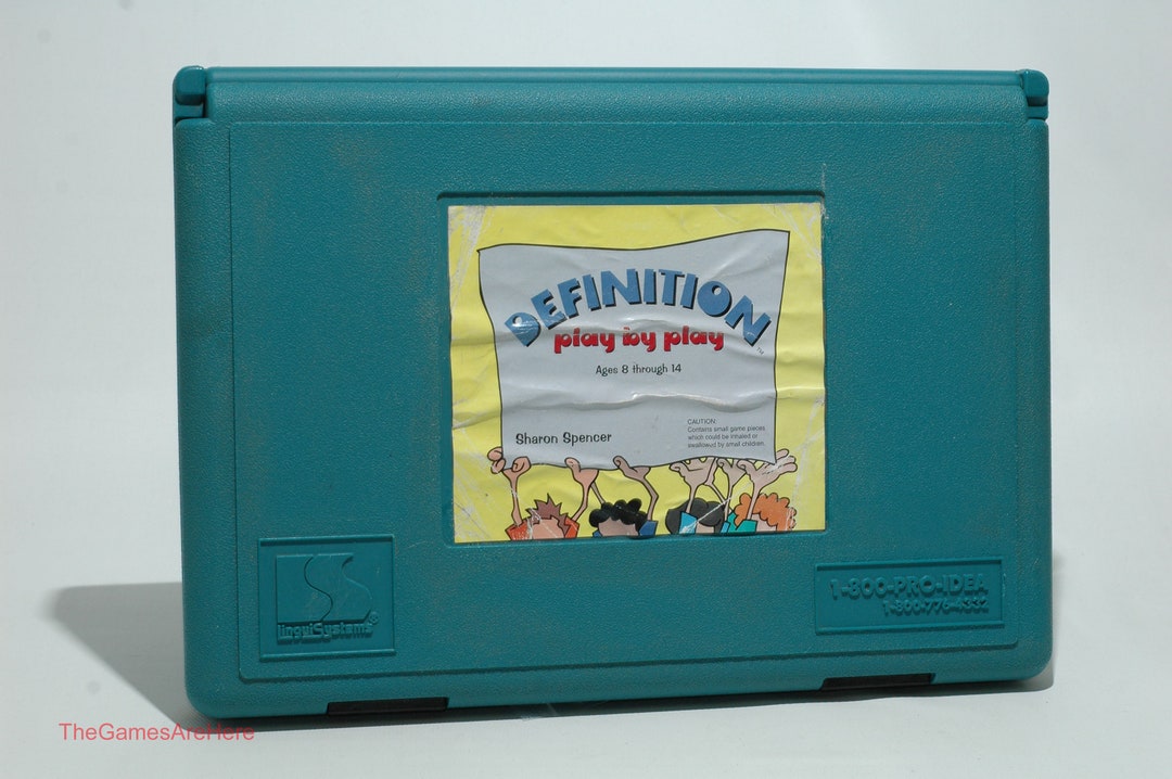 Definition Play by Play Educational Game - Linguisystems 1998 COMPLETE ...