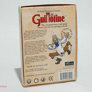 Guillotine Card Game - Wizards of the Coast 1998 COMPLETE W New Cards ...