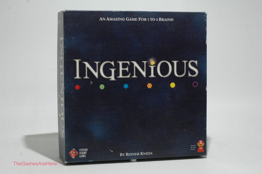 Ingenious Game - Fantasy Flight Games 2004 COMPLETE (read Description ...