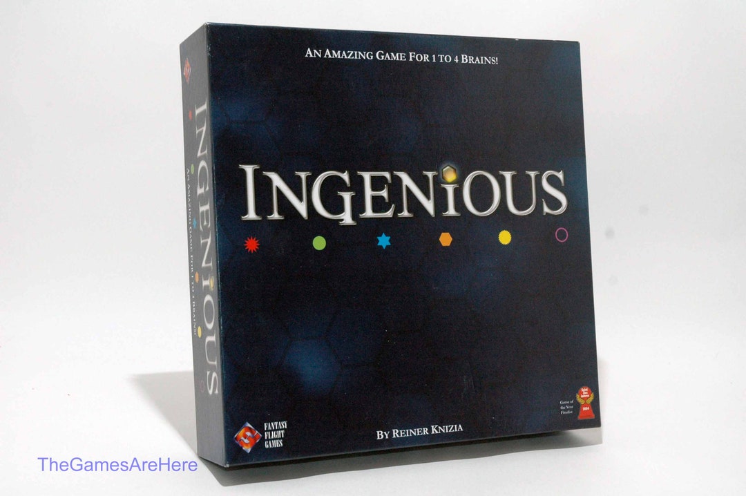 Ingenious Game - Fantasy Flight Games 2004 COMPLETE (read Description ...