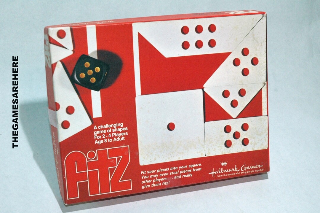 Fitz Game - Hallmark Games 1973 COMPLETE W Worn Box (read Description ...