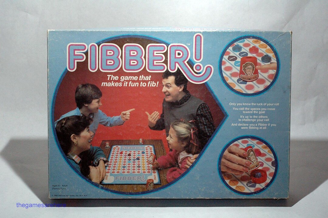 Fibber! Game - Maruca 1986 COMPLETE (read Description) - Etsy