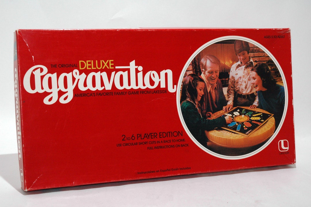 Aggravation Game - Lakeside Games 1982 COMPLETE W Box Wear (read ...