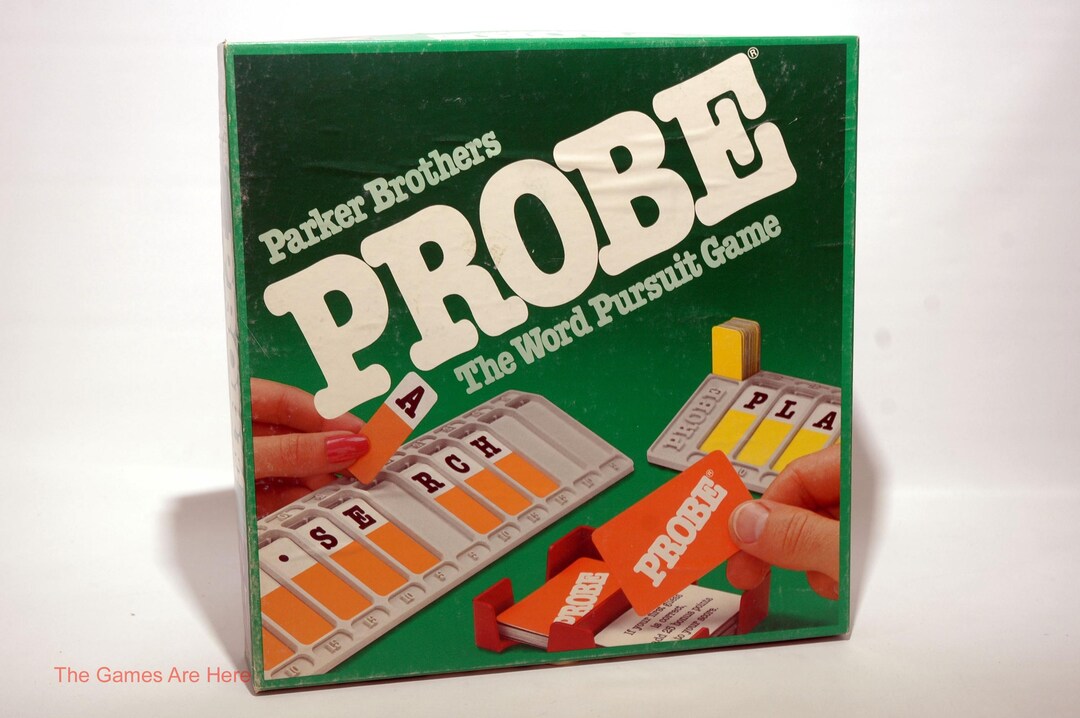 Probe Game of Words - Parker Brothers 1982 W Some New Parts - Etsy