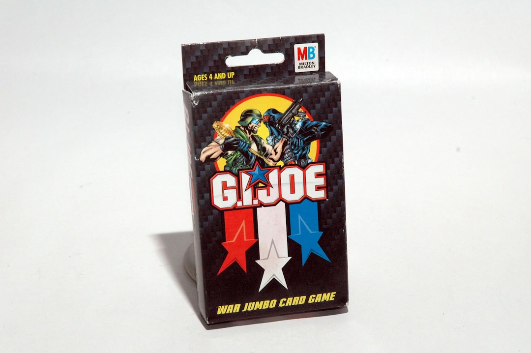 G. I. Joe War Jumbo Card Game - Milton Bradley 2002 COMPLETE (read ...