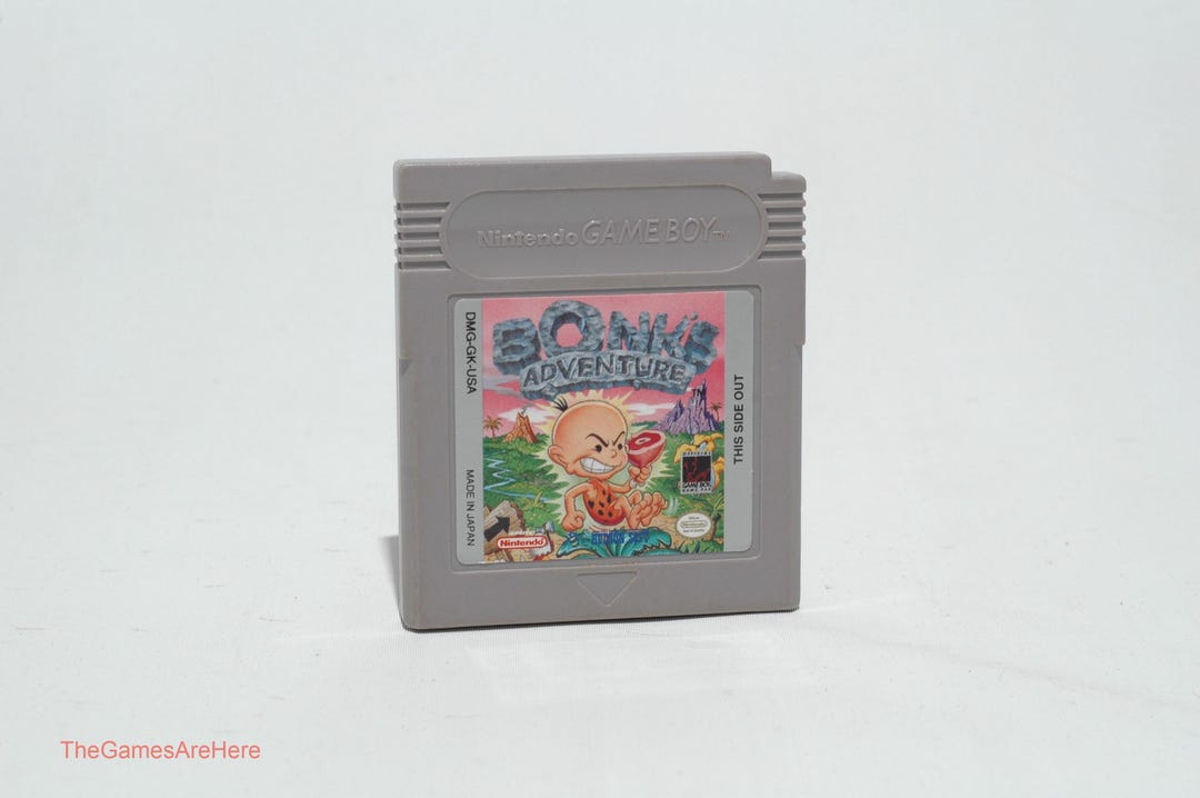 Bonk's Adventure - Game Boy, NEC 1992 Cartridge Only, Tested Good - Etsy