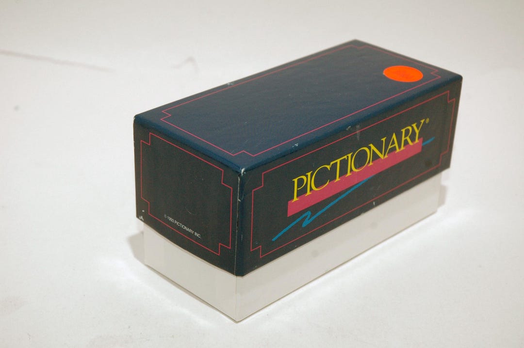 Pictionary 1993 Card Set ONLY (read Description) - Etsy