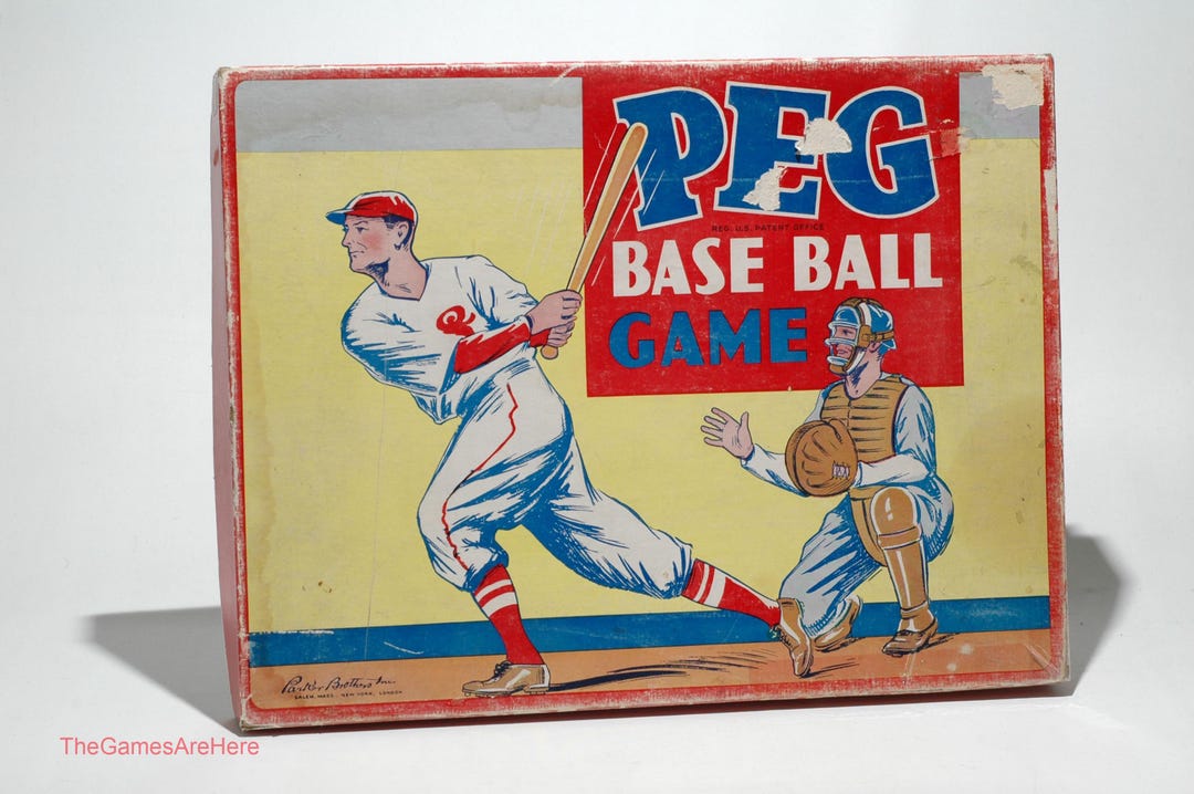 Peg Baseball Game - Parker Brothers Vintage - Etsy