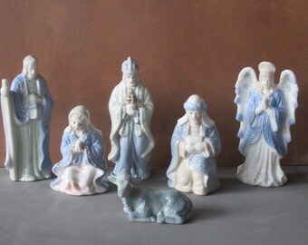 Porcelain Nativity - Etsy