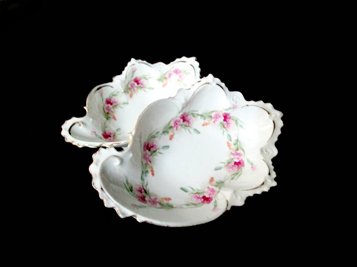 Antique Bone Dishes Set of 2 Bone Plates Soap Dish Jewelry | Etsy