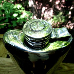 Silver Plate Hip Flask, 33 Ounces, Antique Flask, Meriden International ...