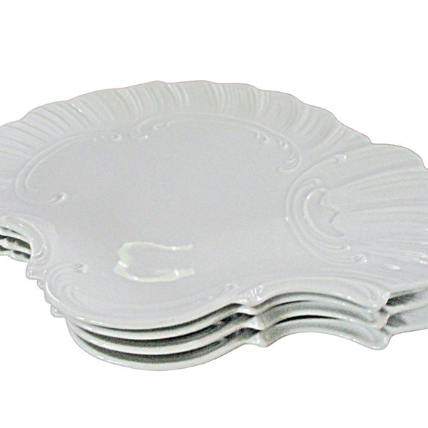 Scalloped Edge Dinner Plates - Etsy
