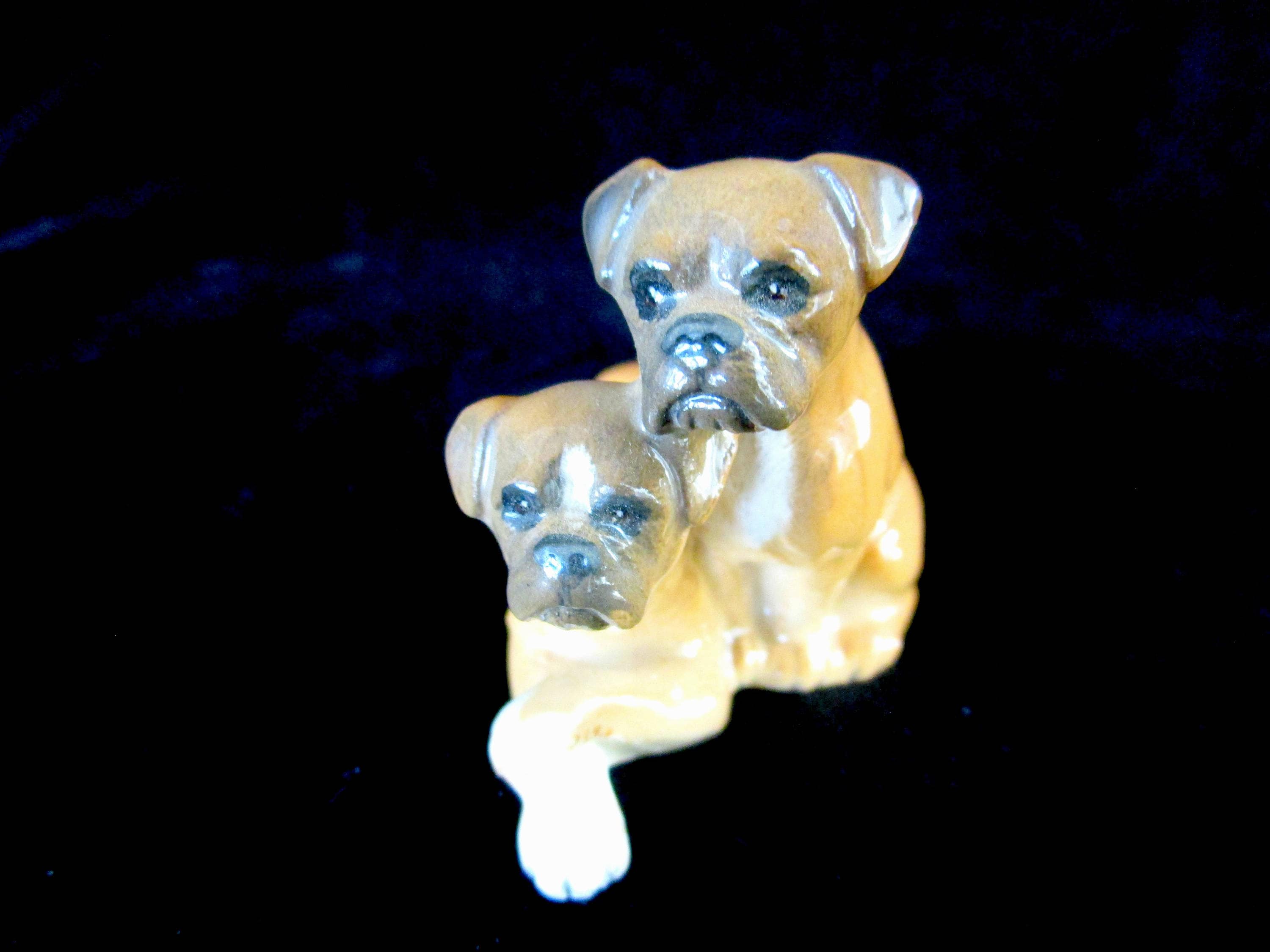 Beswick Boxer Figurine Pair of Boxer Puppies Boxer Pups Two - Etsy 日本