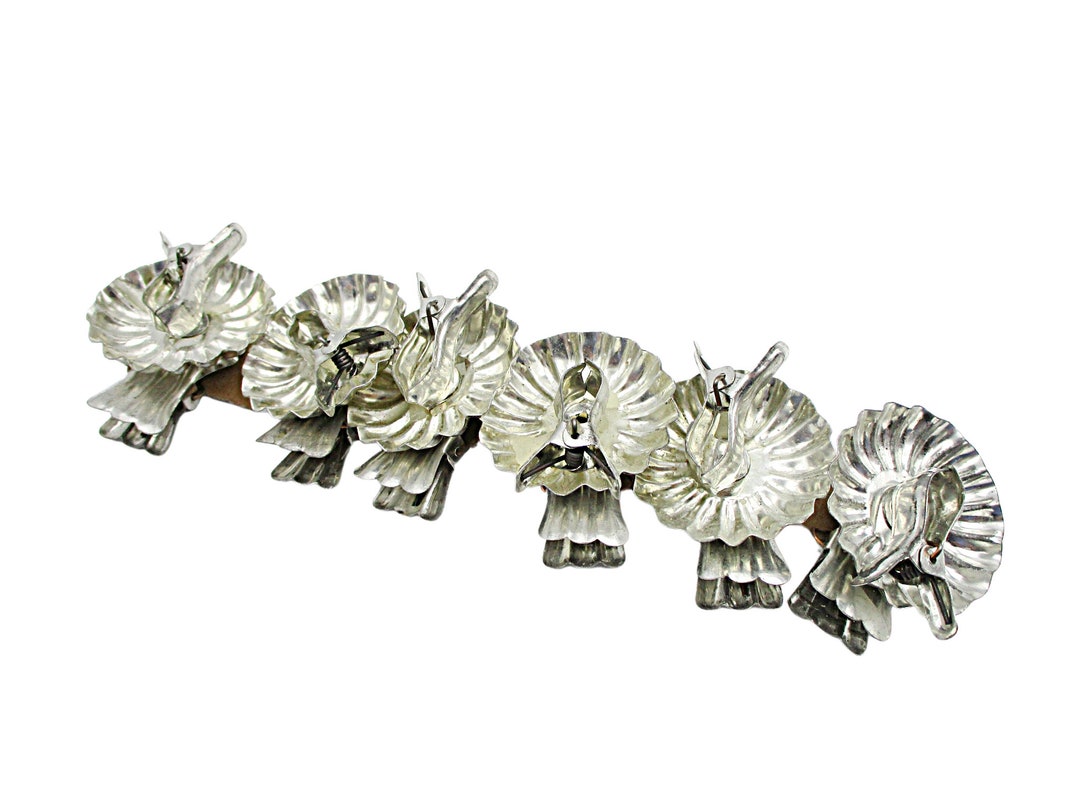 Christmas Tree Candle Clips, Set of 6, Tin Clip on Candleholders ...