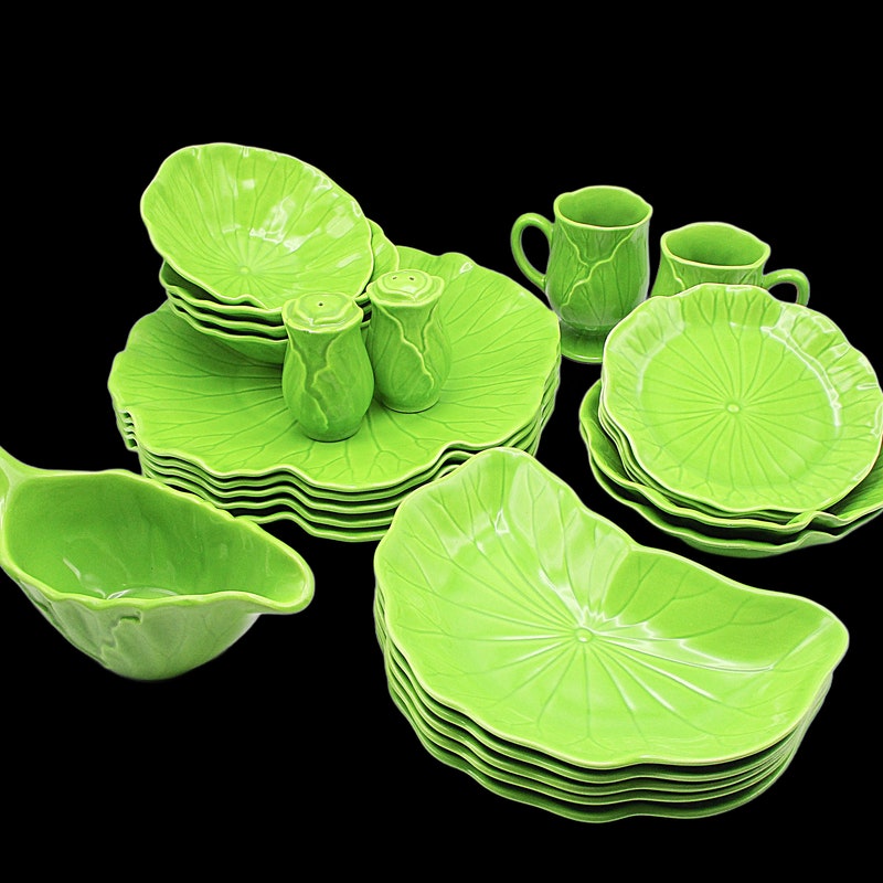 Green Dinnerware - Etsy