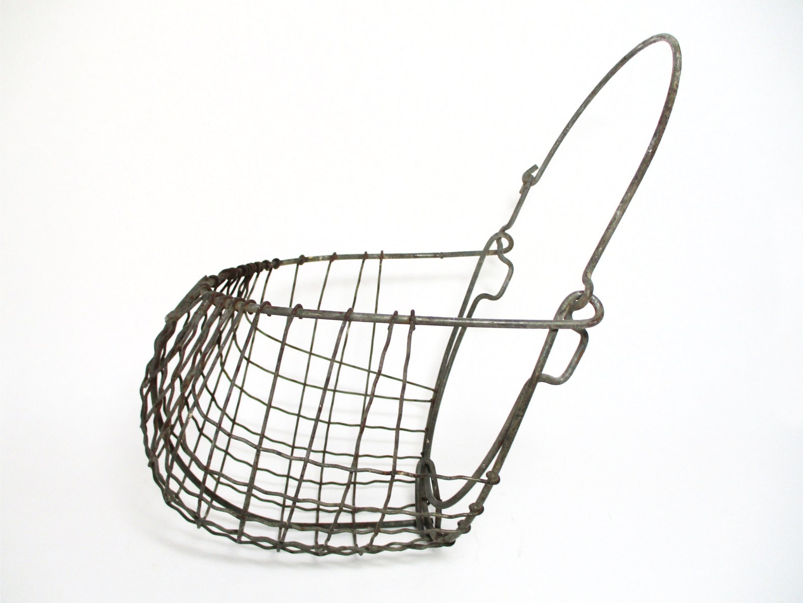 Horse Muzzle, Wire Cage, Mule Cribbing or Grazing Muzzle, Old Farmhouse ...
