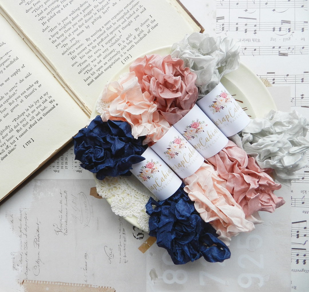 Crinkled Seam Binding Bundle Set / Crinkly Ribbon / 20 Yards / Skipper ...