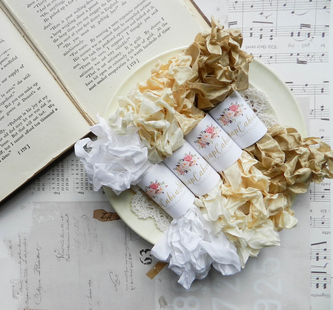 Seam Binding Bundles / Vintage Chic Wedding / Crafts / Crinkly ...