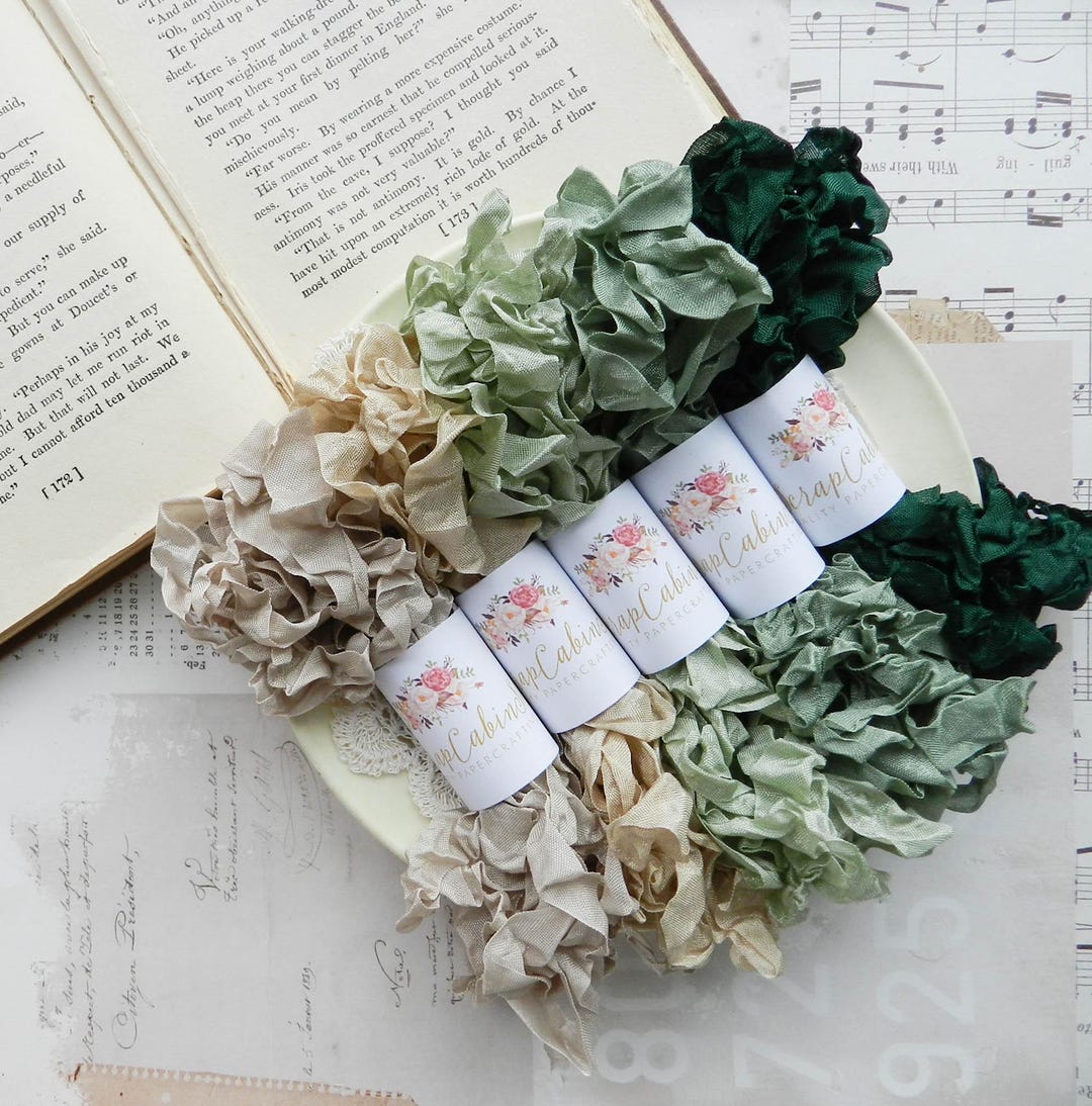 Seam Binding Set / Crinkled / 25 Yards / Bundles / Curly Ribbon ...