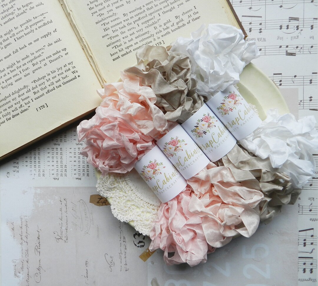 Seam Binding Set / Crinkled / 20 Yards / Crinkly Bundles / DIY Crafts ...