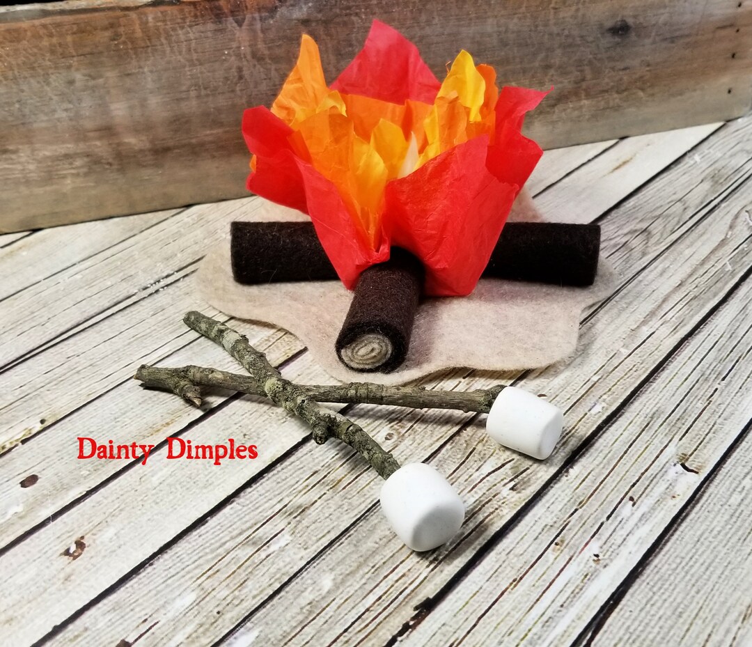 Elf Campfire Camping Roasting Marshmallows Smores elf Accessories Elf ...