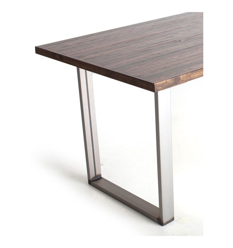 Steel Table Legs Contemporary Dining Desk | Etsy