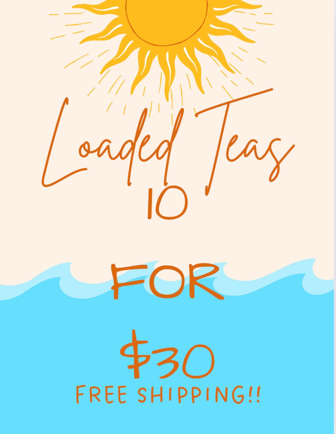 Loaded Tea Energy Tea to Go Tea Kits Free Shipping Loaded Teas - Etsy