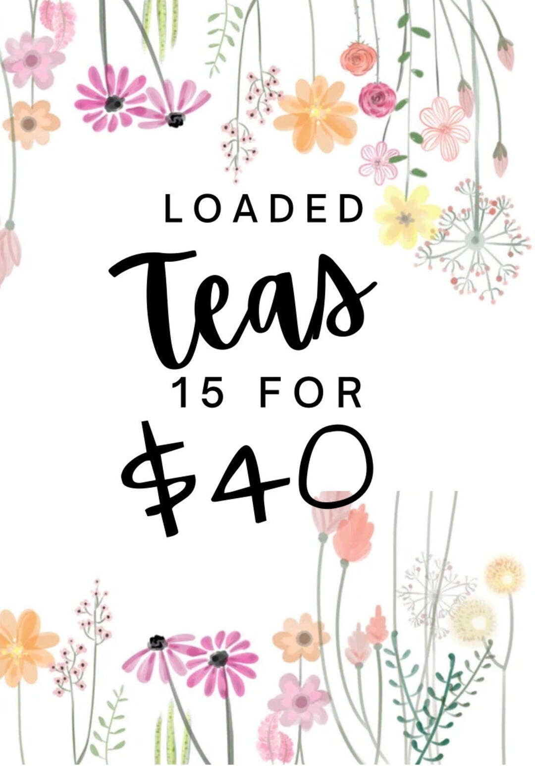 Loaded Tea Energy Tea to Go Tea Kits Free Shipping Loaded Teas - Etsy