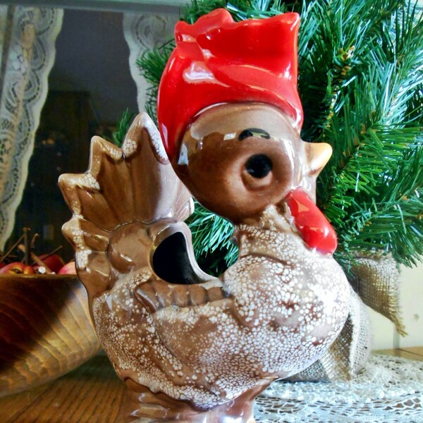 Rooster Planter - Etsy