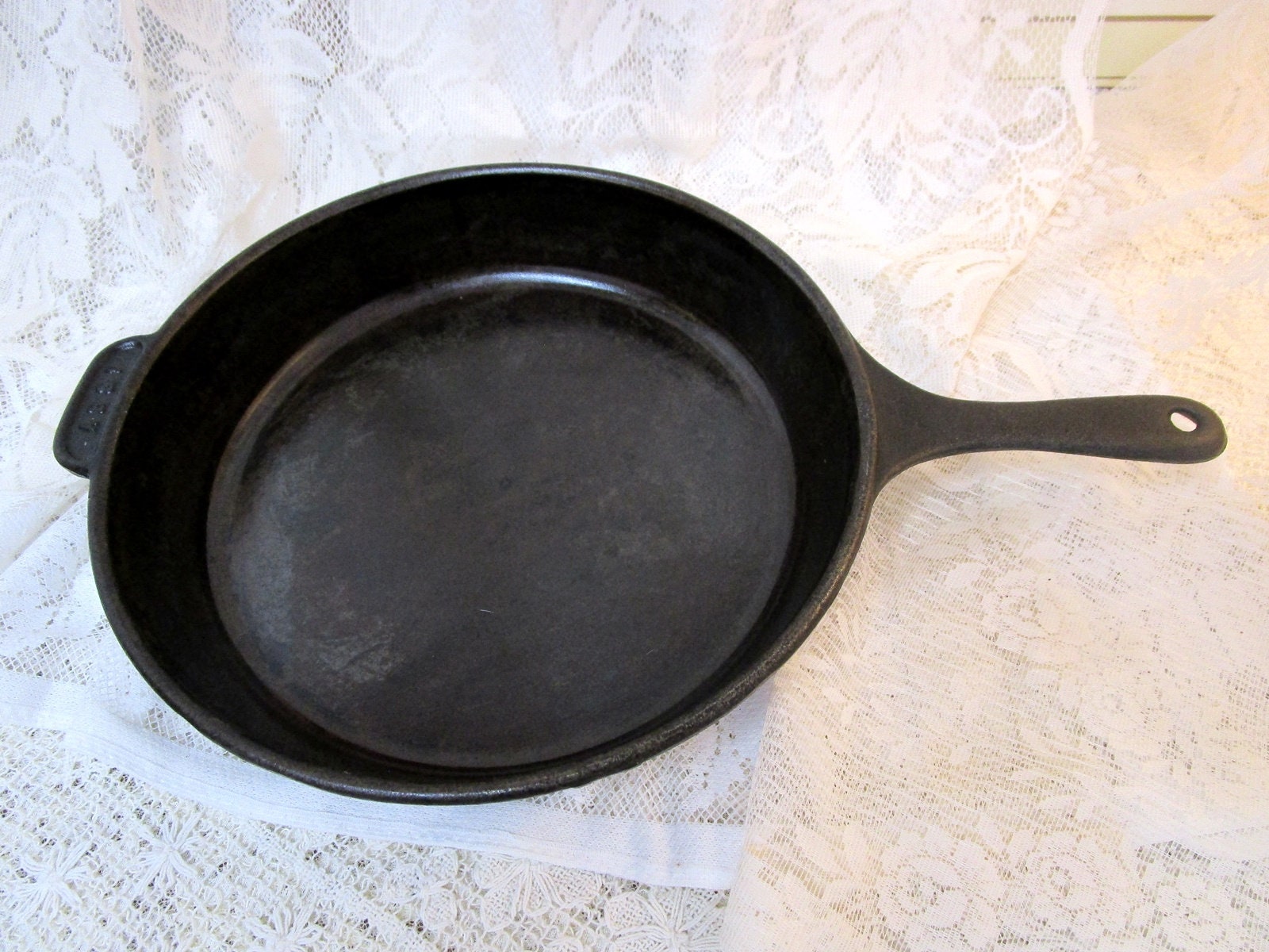 RARE Custom Made Vintage AB&I Cast Iron Skillet 12 | Etsy