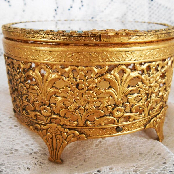 1950s Jewelry Box - Etsy