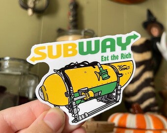 Guillotines or Submarines Bumper Sticker, Eat the Rich Bumper Sticker ...