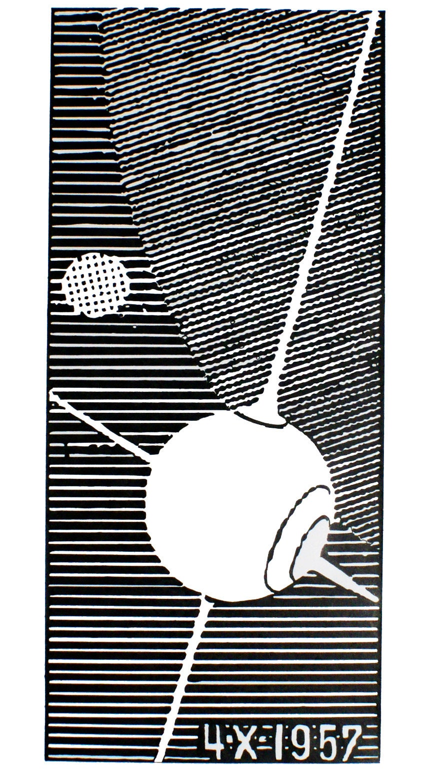 Hand Painted / Drawn Painting Sputnik Original Pop Art Artwork - Etsy