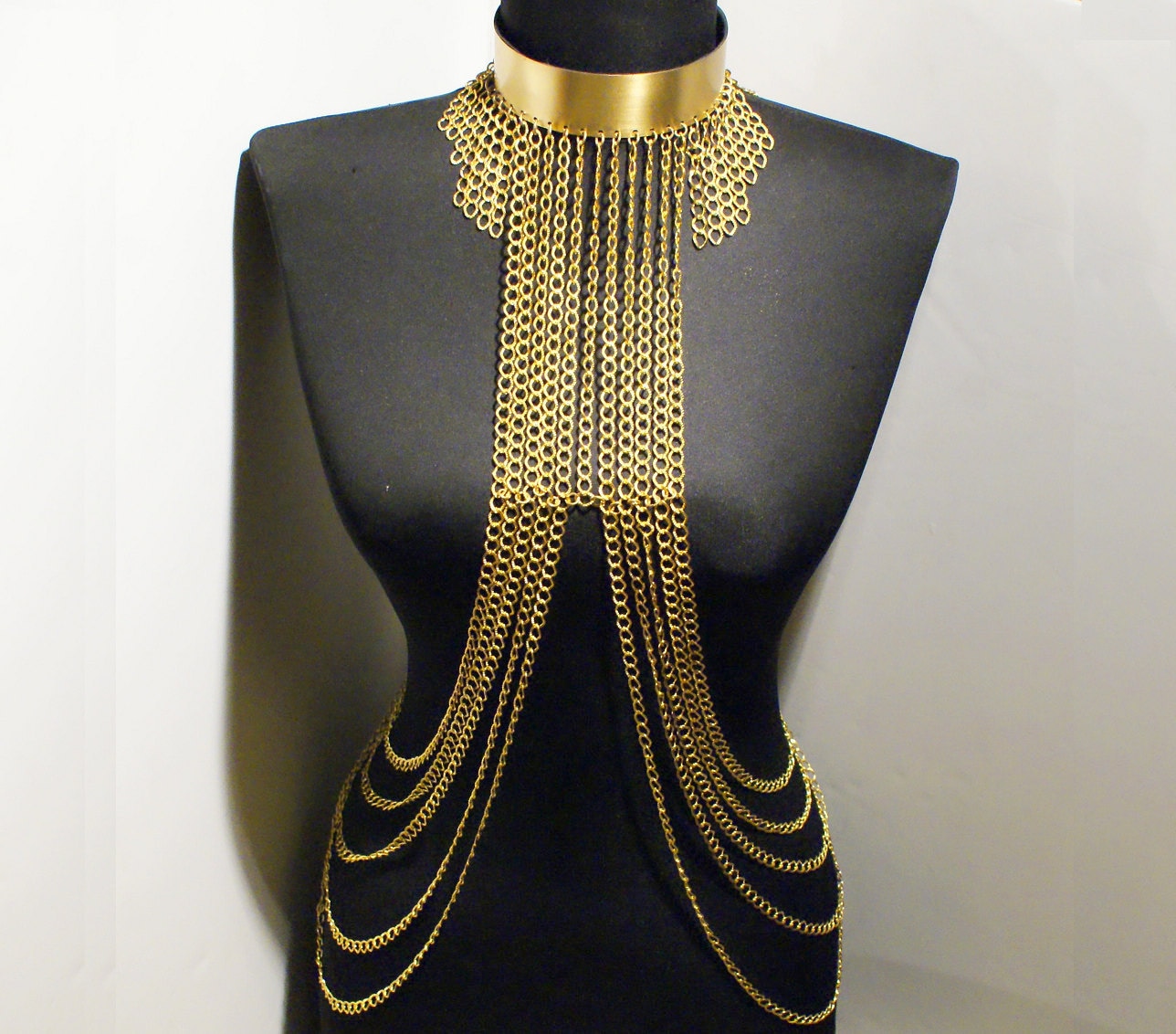 Gold Body Chain Necklace Body Jewelry Body Chain Body Chain - Etsy