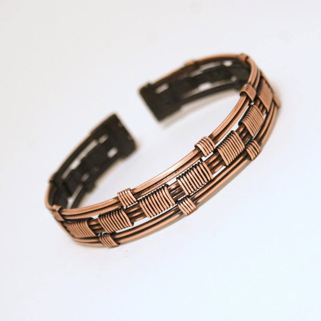Copper Bracelet for Men Mens Cuff Bracelet Copper Mens - Etsy Canada