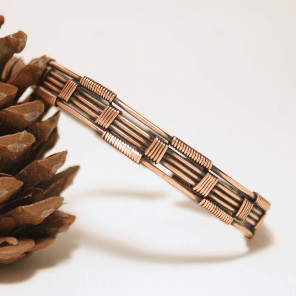 Copper Bracelet Men Mens Copper Bracelet Mens Bracelet Mens | Etsy