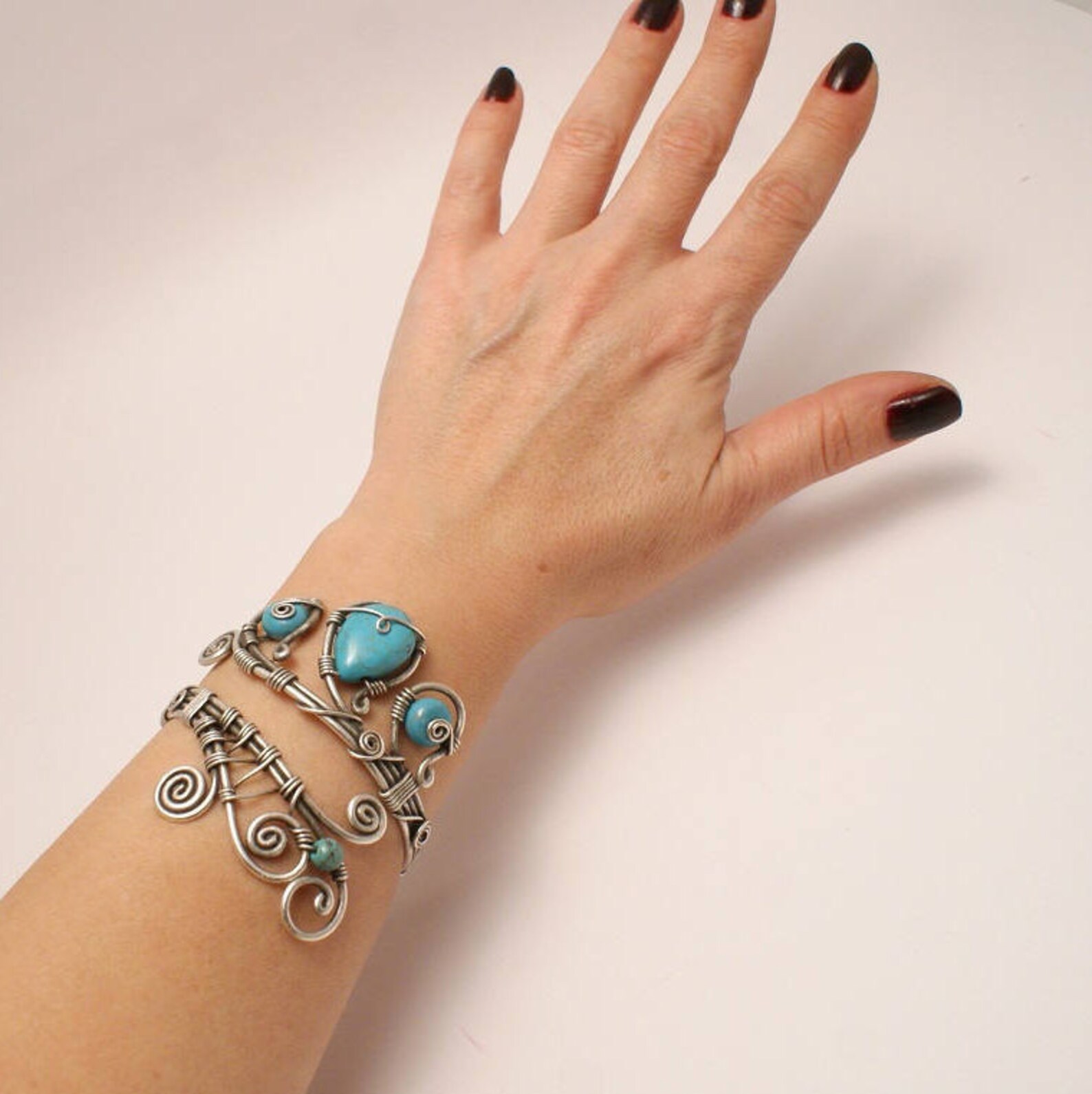 Genuine Turquoise Bracelet for Women Turquoise Cuff Bracelet - Etsy