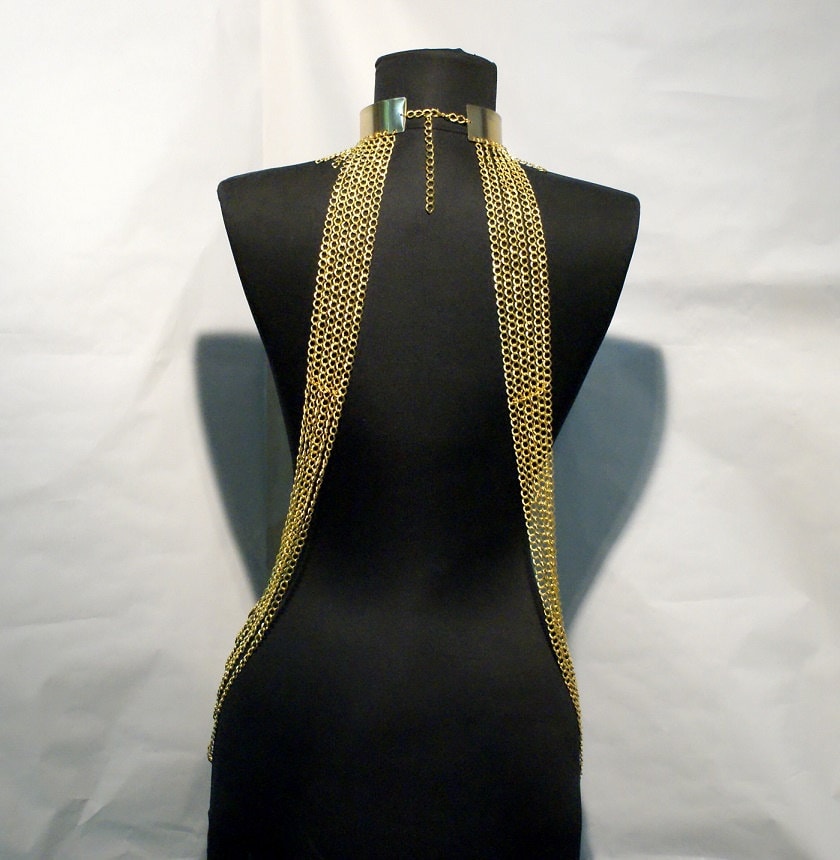 Gold Body Chain / Body Chain Necklace / Body Jewelry / Body - Etsy