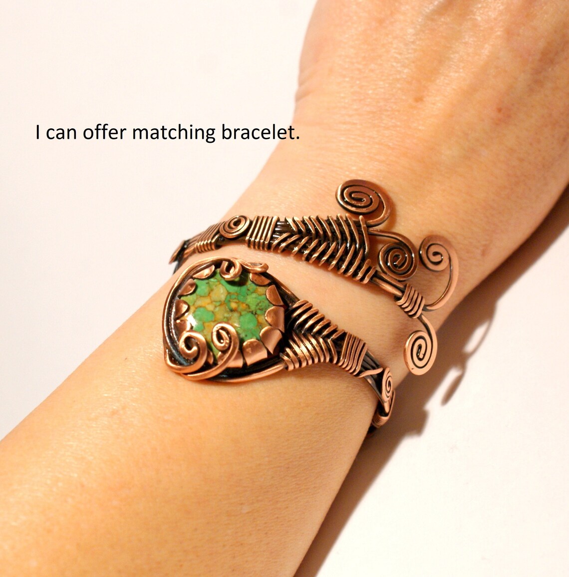 Green Jasper Ring Gemstone Ring Wire Wrapped Jewelry - Etsy