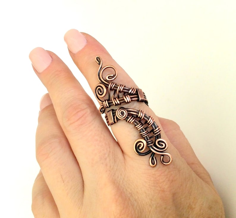 Copper Ring for Women Copper Ring Copper Jewelry Wire - Etsy