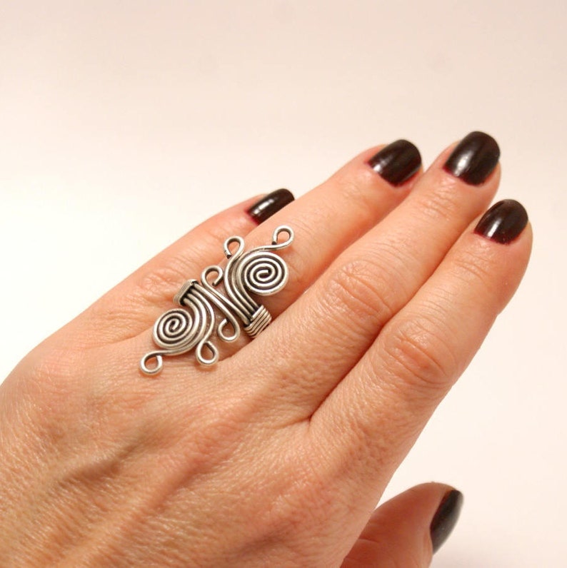 Wire Wrapped Ring Copper Ring Wire Wrapped Jewelry Handmade - Etsy