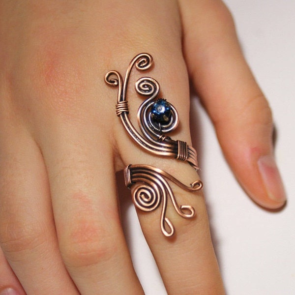 Wire Wrapped Ring - Etsy
