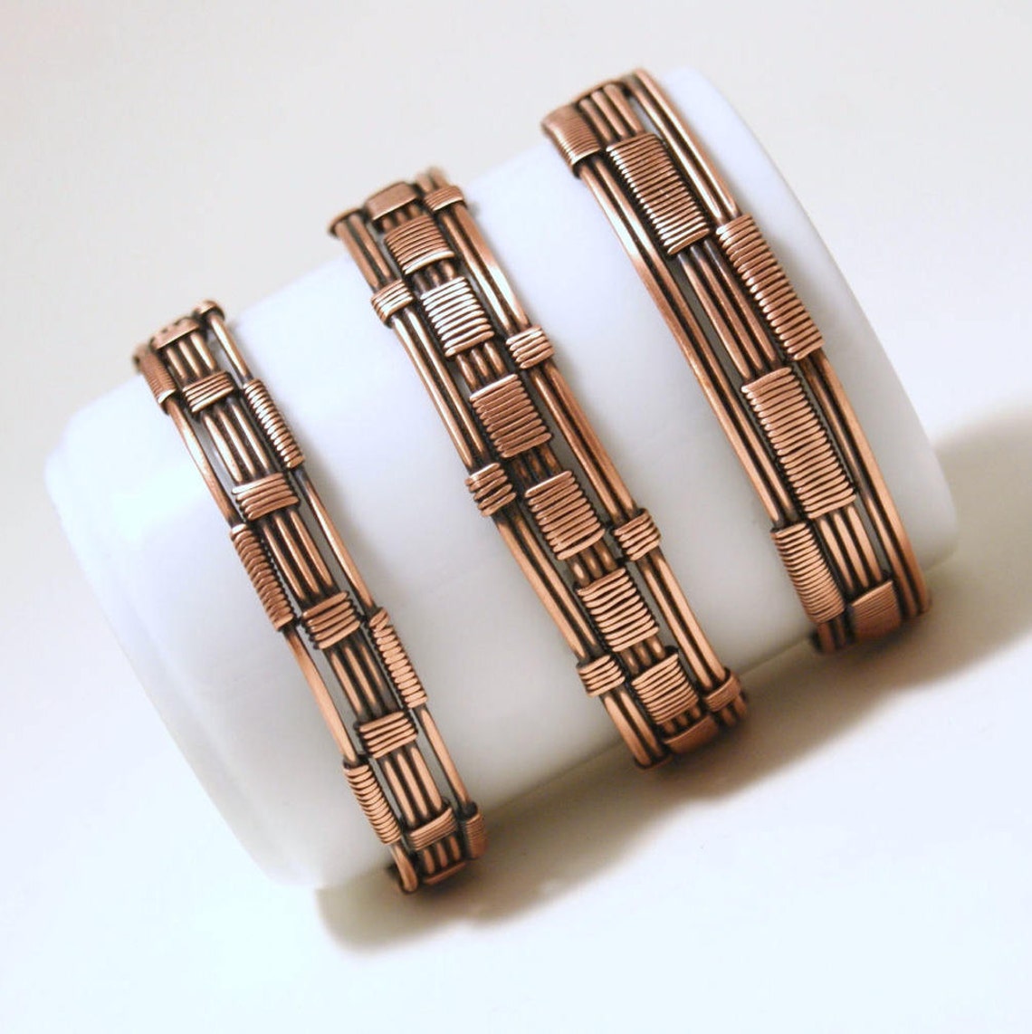 Set of Copper Bracelet Copper Jewelry Copper Bracelet for - Etsy