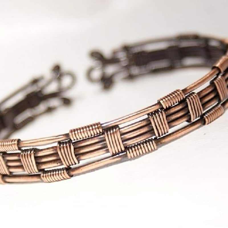 Mens Copper Bracelet - Etsy