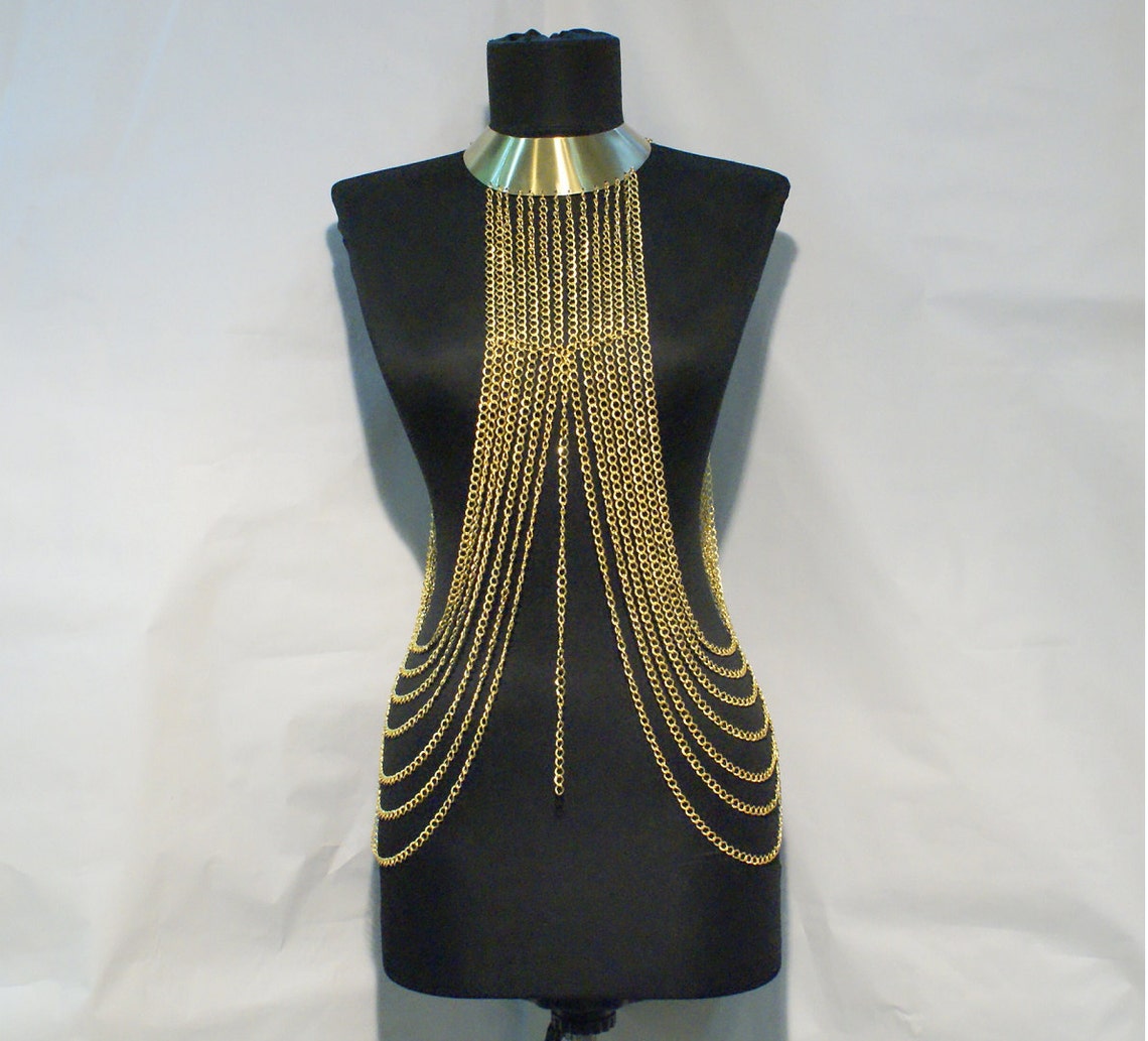 Body Chain Body Chain Necklace Gold Body Chain Chain - Etsy UK