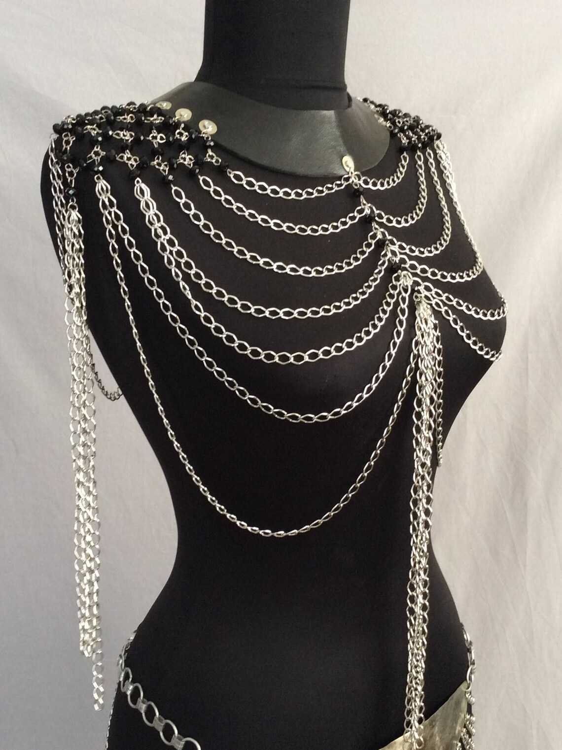 Shoulder Jewelry Shoulder Necklace Body Chain Jewelry Body - Etsy