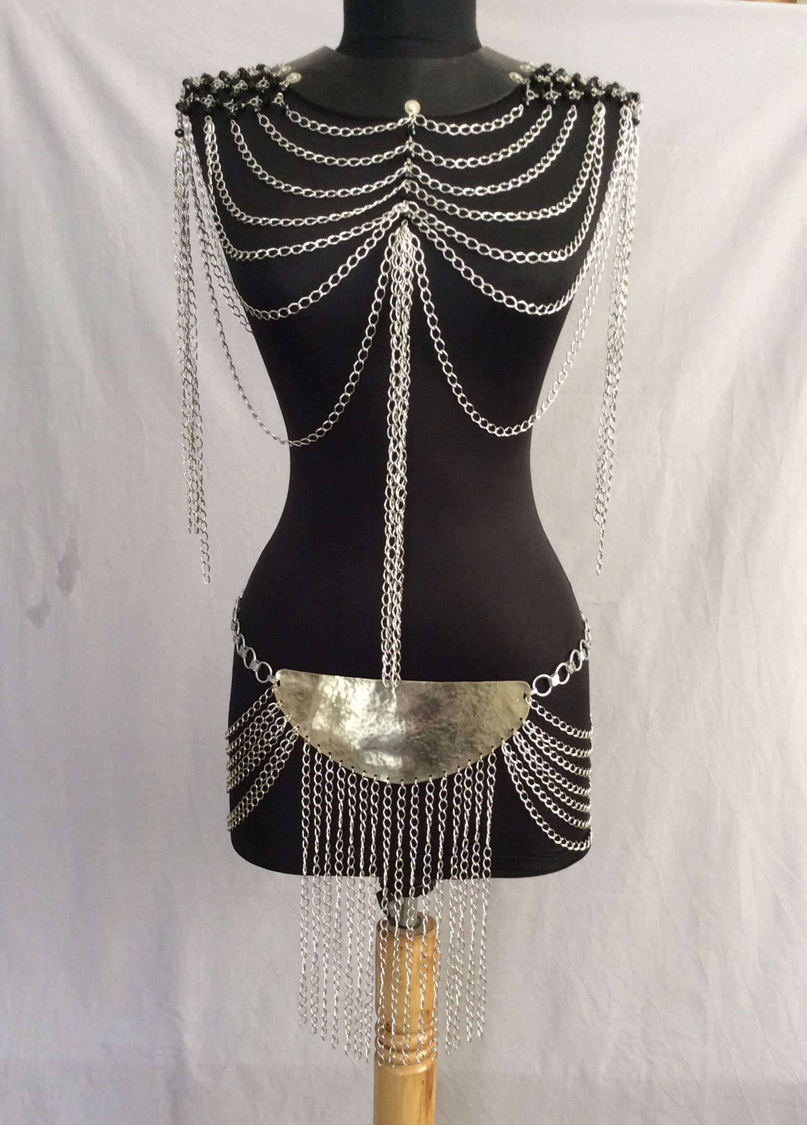 Shoulder Jewelry Shoulder Necklace Body Chain Jewelry Body | Etsy UK